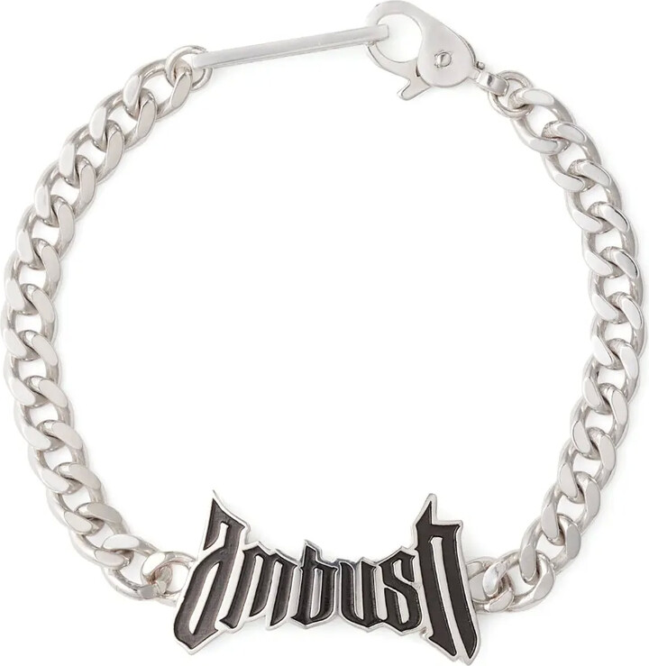 Ambush Logo-Charm Chain Bracelet - ShopStyle