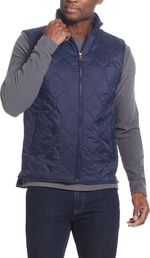 Weatherproof Vintage Men's Lightweight Hexagon Quilted Vest - ShopStyle ...