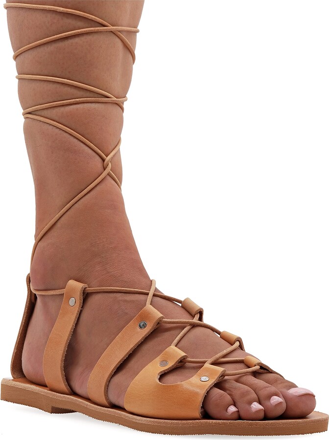 EMMANUELA handcrafted for you Size 6 Beige Emmanuela Ancient Greek ...