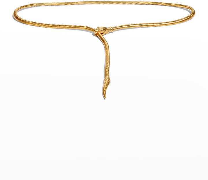 Saint Laurent Snake Chain Belt - ShopStyle
