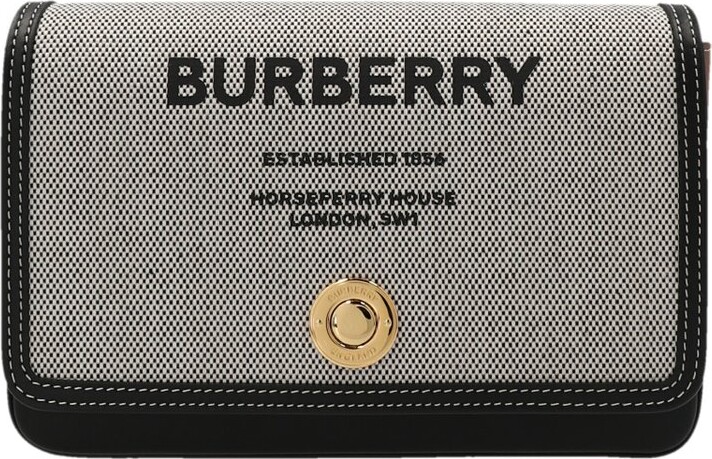 Burberry Logo Printed Foldover Crossbody Bag - ShopStyle