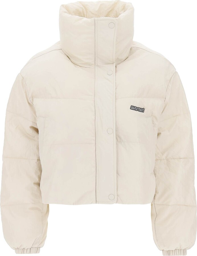 Isabel Marant Etoile Telia Cropped Puffer Jacket - ShopStyle