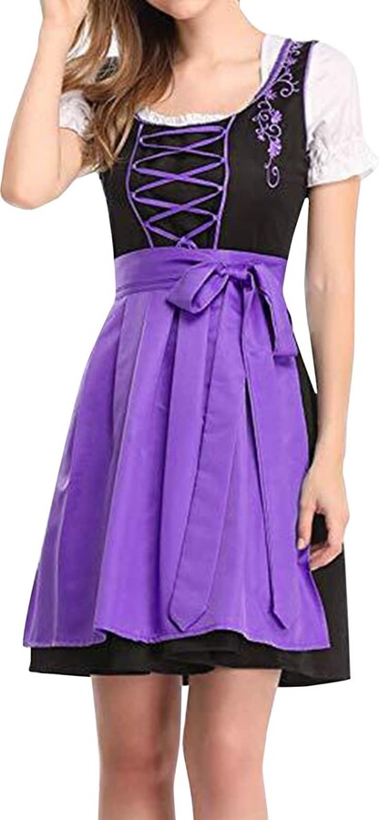Cokbyavla Womens Bavarian Oktoberfest Dirndl Dress Shopstyle