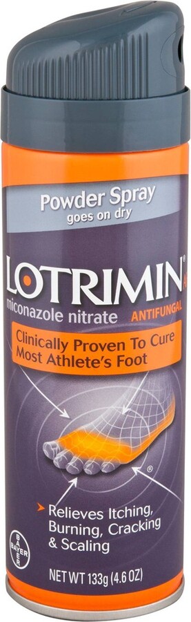 Lotrimin Antifungal Spray Powder Athlete's Foot Treatment - 4.6oz ...