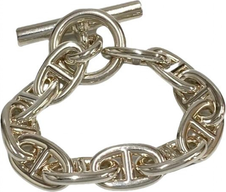 Hermes Silver bracelet - ShopStyle