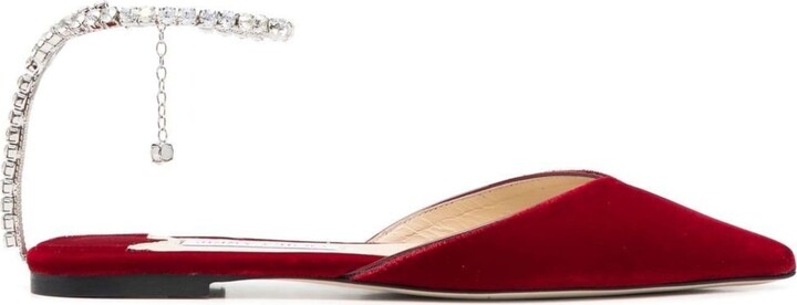 Jimmy Choo Saeda Ballerina Shoes - ShopStyle Ballet Flats
