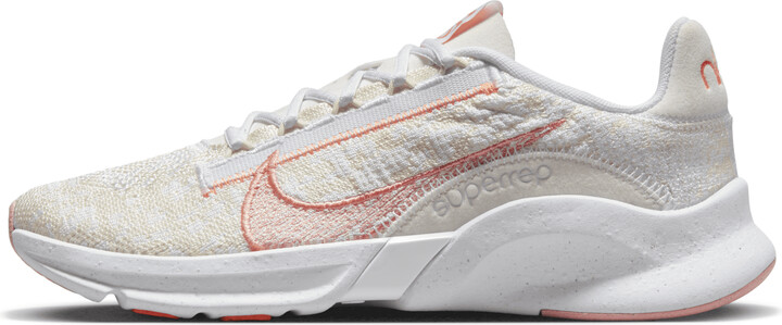 Nike Women's SuperRep Go 3 Flyknit Next Nature Training Shoes in White ...
