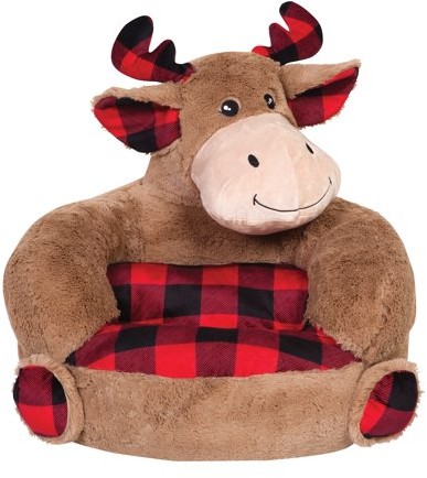 Trend Lab Children's Plush Buffalo Check Moose Character Chair - ShopStyle