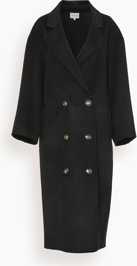 LOULOU STUDIO Borneo Coat in Black - ShopStyle