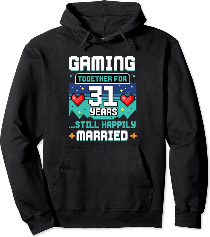 Video Gamer Couples Wedding Anniversary 31st Wedding Anniversary Gaming ...