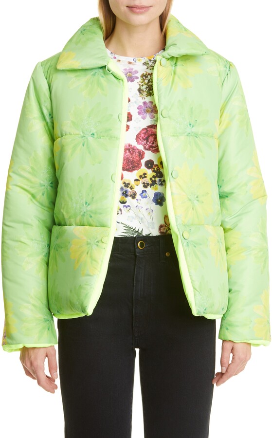 Dauphinette Neon Lotus/Neon Orchid Quilted Puffer Jacket - ShopStyle