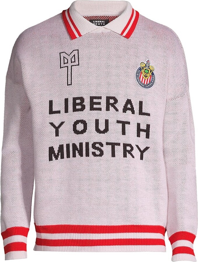 Liberal Youth Ministry x Chivas Guadalajara Logo Wool-Blend Polo ...