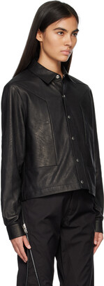 Rick Owens Women's Leather & Faux Leather Jackets | ShopStyle