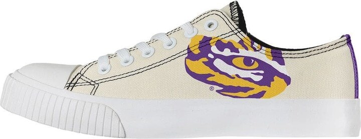Women's FOCO Cream LSU Tigers Low Top Canvas Shoes - ShopStyle