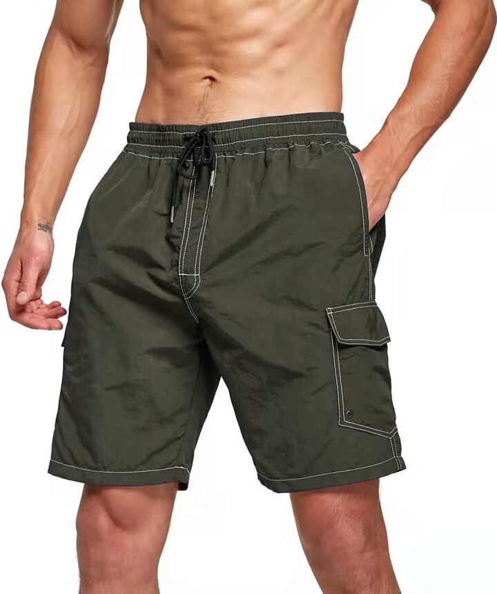 Tansozer Mens Swimming Shorts Quick Dry Swim Shorts Swimming Trunks Men ...