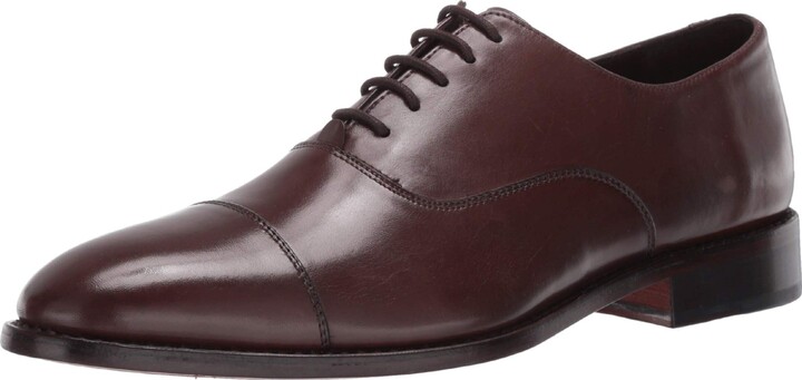 Anthony Veer Men's Dress Shoe Clinton Cap-Toe Oxford Full Grain Leather ...