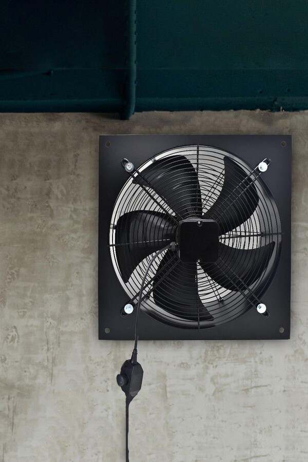 Living and Home Ventilation Wall-Mounted Exhaust Axial Fan 20-inch ...