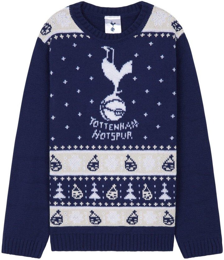 Tottenham Hotspur FC Christmas Jumper Crew Neck - ShopStyle Boys' Knitwear