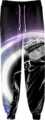 westtrend Japanese Anime Jujutsu Kaisen Sweatpants Unisex Gojo Satoru ...