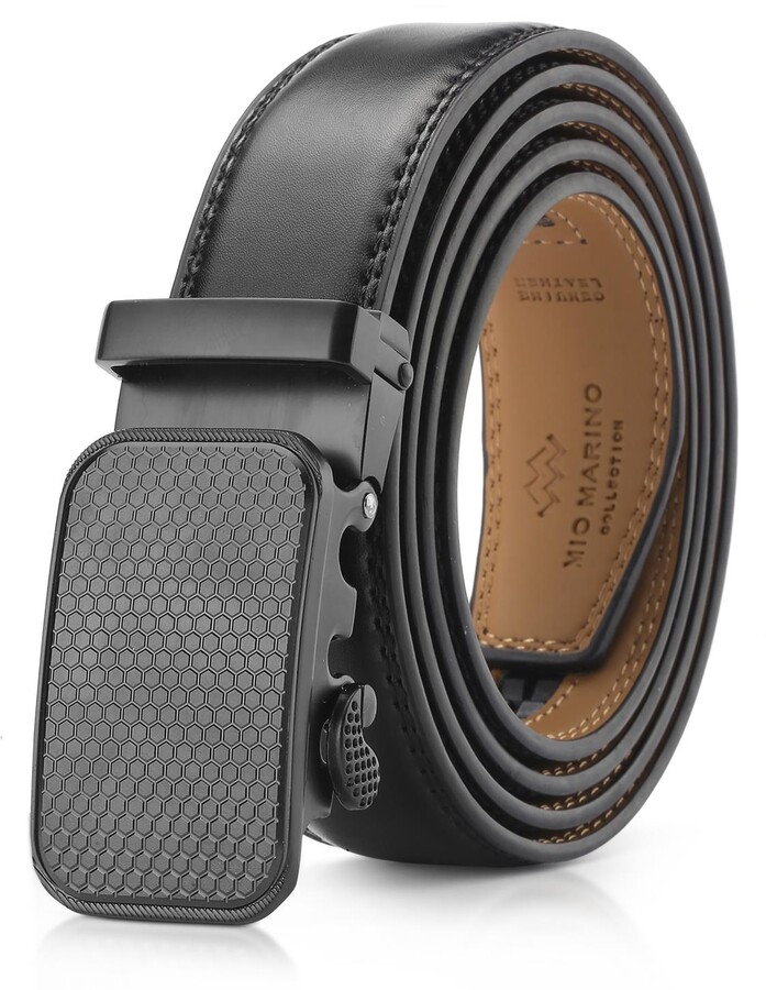 Mio Marino Labyrinth Pattern Ratchet Belt - ShopStyle