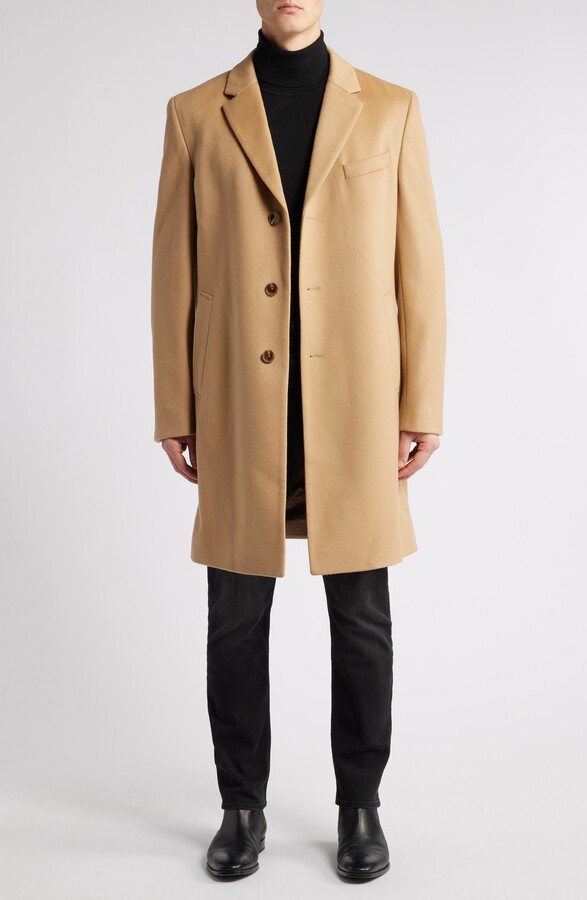 HUGO BOSS Hyde Felted Wool & Cashmere Car Coat - ShopStyle