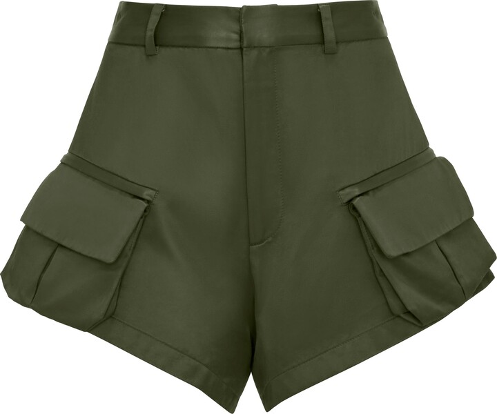 Deity New York - Satin Mini Cargo Shorts - ShopStyle