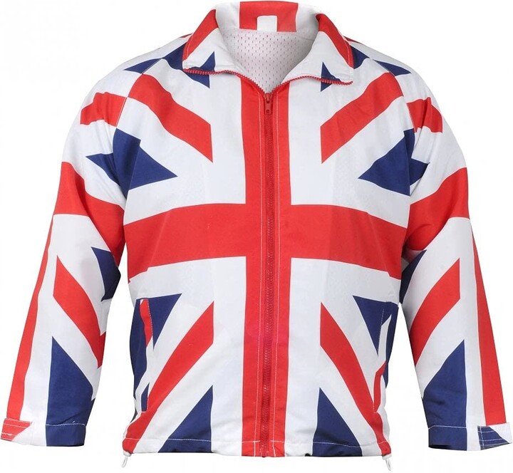 Union Jack Wear Mens Lightweight Union Jack Jacket/Coat XXL - ShopStyle