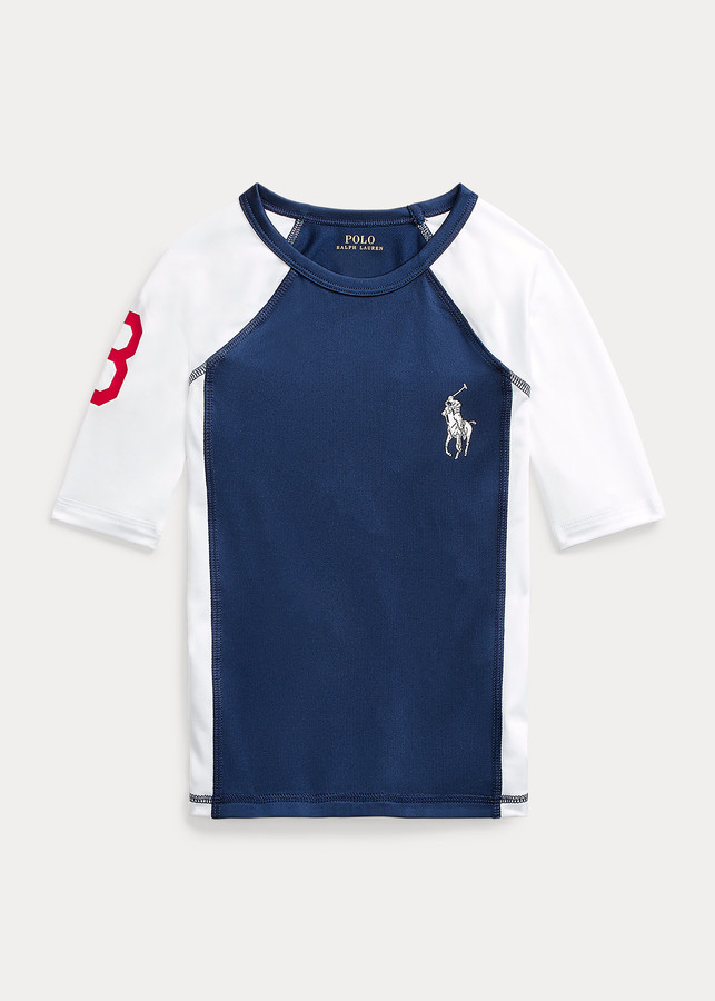 Ralph Lauren Big Pony Stretch Rash Guard - ShopStyle Boys' Swimwear