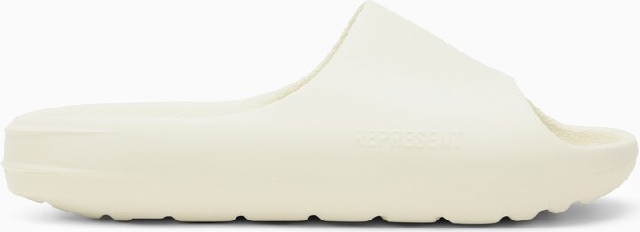 Represent Ivory rubber slide - ShopStyle