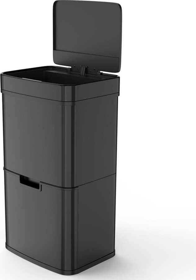 Simplie Fun Smart Trash Can: Dual-Area Waste Classification, Stainless ...
