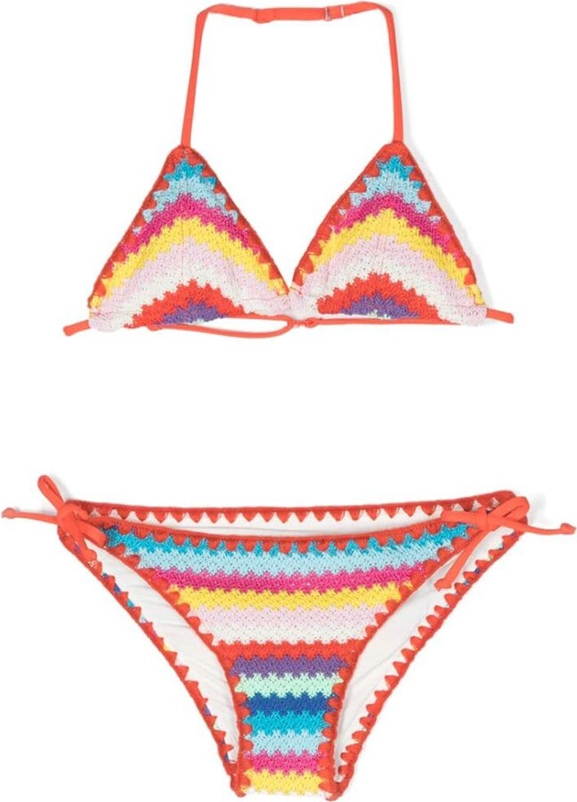 MC2 Saint Barth Kids Crochet-Motif Bikini - ShopStyle Girls' Swimwear