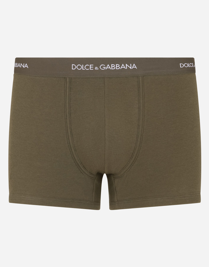 Dolce & Gabbana Fine-Rib Cotton Boxers - ShopStyle