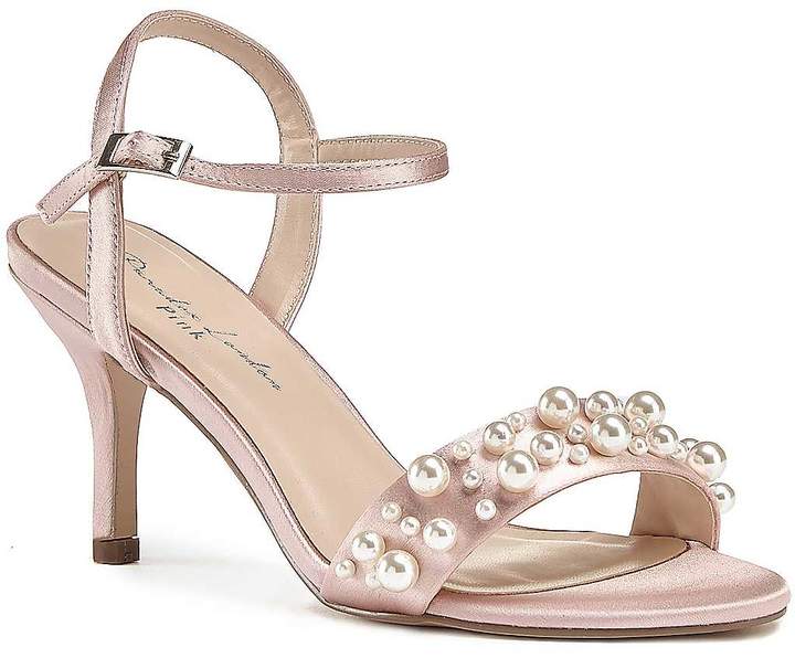Paradox London Pink ’Juliana’ Pearl Trim Sandals - ShopStyle Evening Shoes