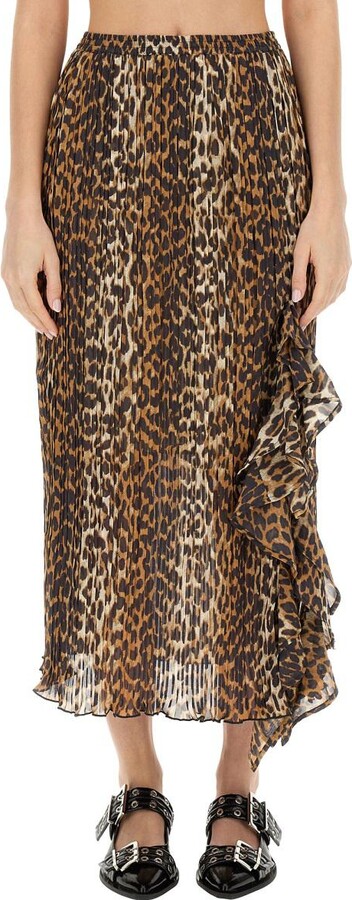 Ganni Midi Skirt - ShopStyle