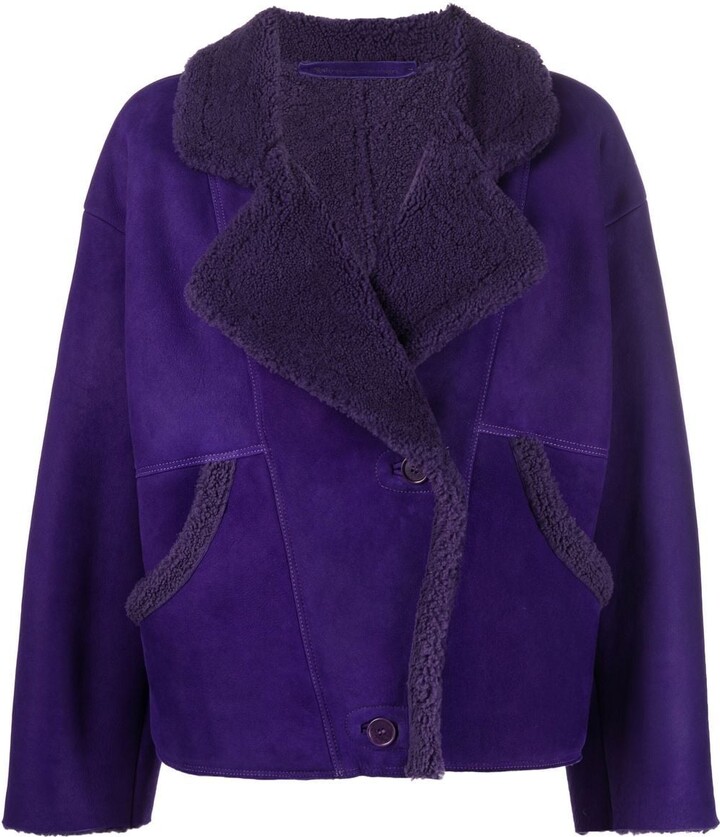 Salvatore Santoro Shearling-Lined Detail Jacket - ShopStyle