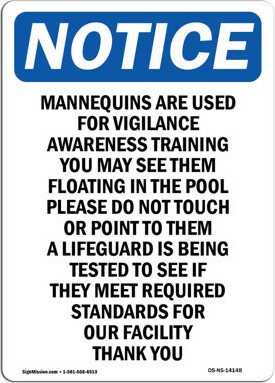 SignMission Mannequins Are Used for Vigilance Sign - ShopStyle Home Office