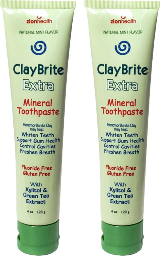 Zion Health Claybrite Extra Toothpaste Set of 2 Pack, 8oz - ShopStyle