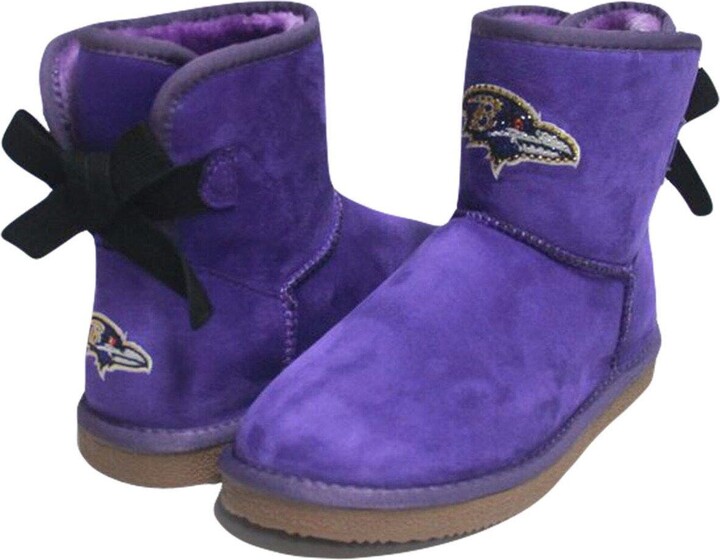Women's Cuce Baltimore Ravens Low Team Ribbon Boots - ShopStyle
