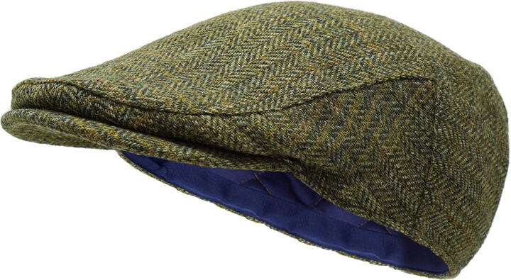 Borges & Scott The Galway – Irish Tweed Flat Cap - Country Green ...