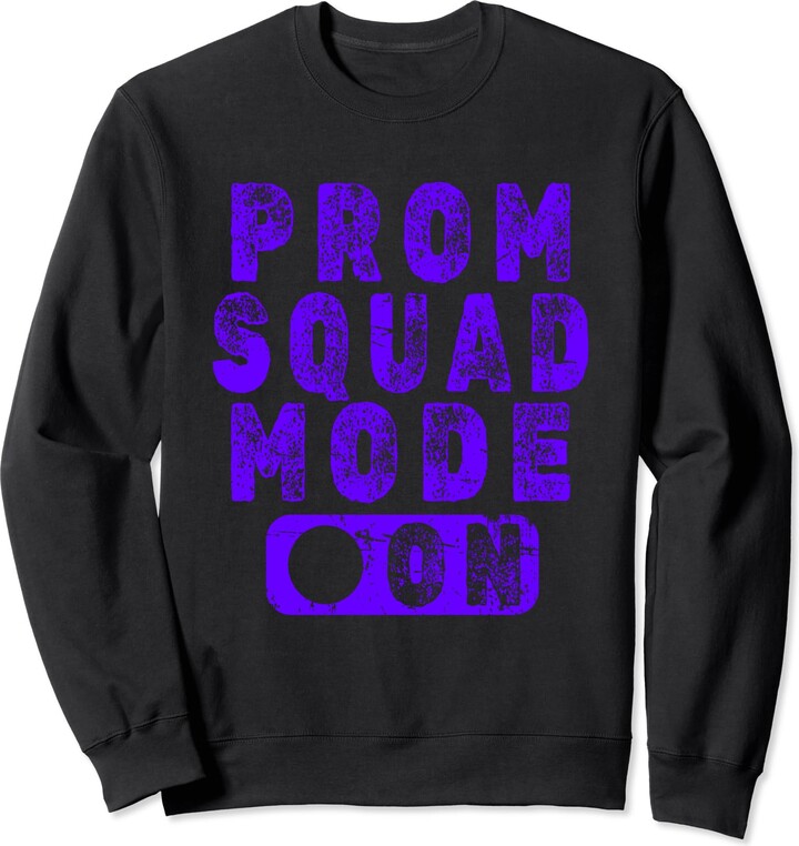 Prom 2024 Apparel & Gifts Prom Squad Mode On - Purple High School Prom ...