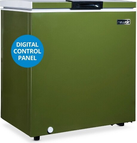 NewAir 5 Cu. Ft. Mini Deep Chest Freezer and Refrigerator in Military ...