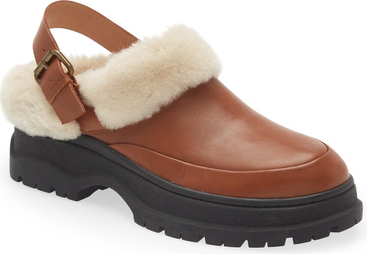 Madewell Tilly Faux Shearling Clog - ShopStyle