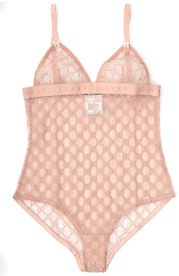 Gucci All Over GG Logo Bodysuit - ShopStyle Shapewear