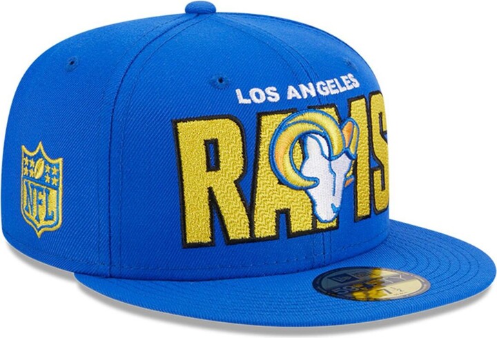 New Era Men's Royal Los Angeles Rams 2023 Nfl Draft 59FIFTY Fitted Hat ...