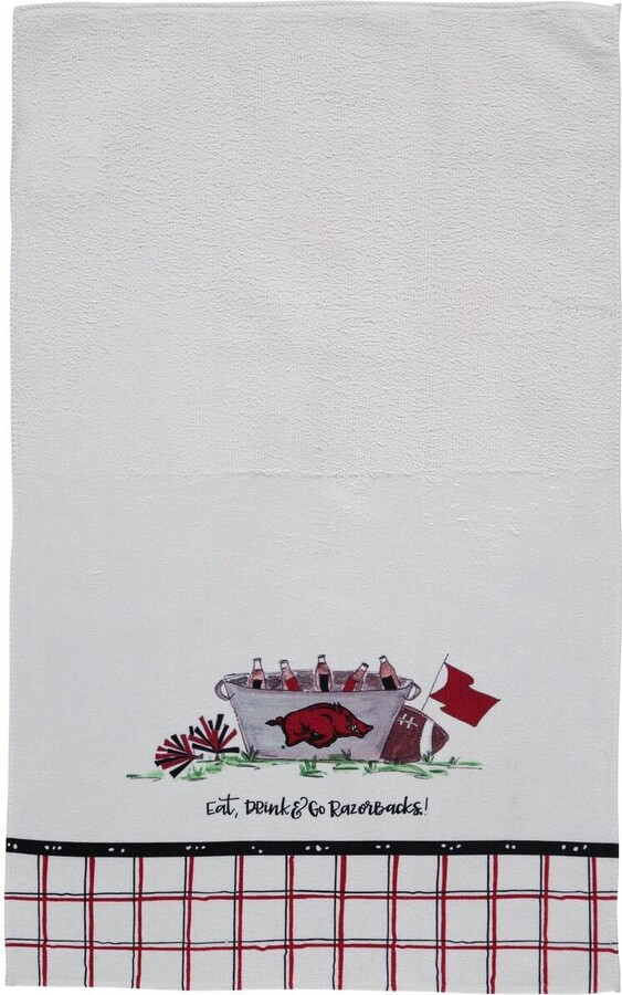Magnolia Lane Arkansas Razorbacks Eat Drink and Go Team Kitchen Towel ...