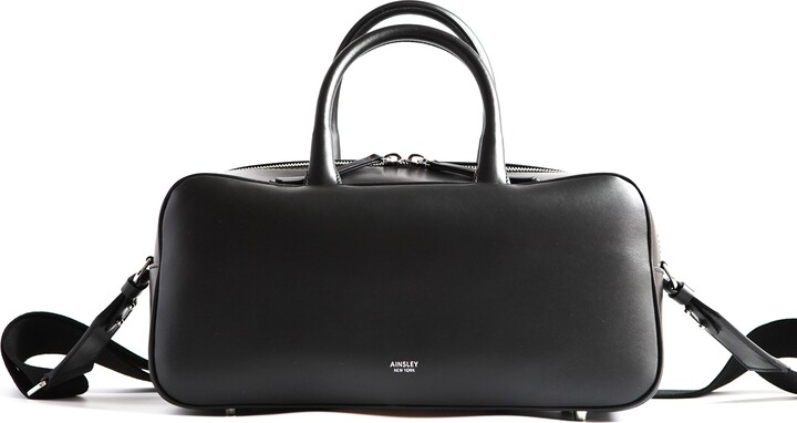 Ainsley New York Women's Black Ines Mini Carryall Satchel - Smooth ...