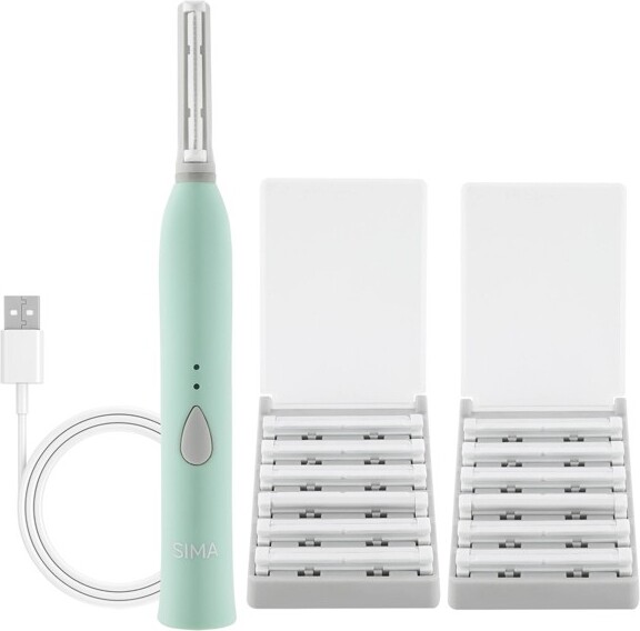 Spa Sciences SIMA Sonic Dermaplaning Tool for Exfoliation & Peach Fuzz ...