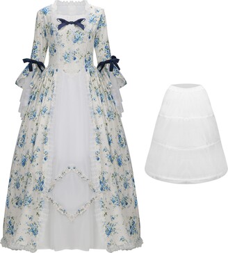 NUWIND Women's Rococo Ball Gown Gothic Victorian Dress Costume Retro ...