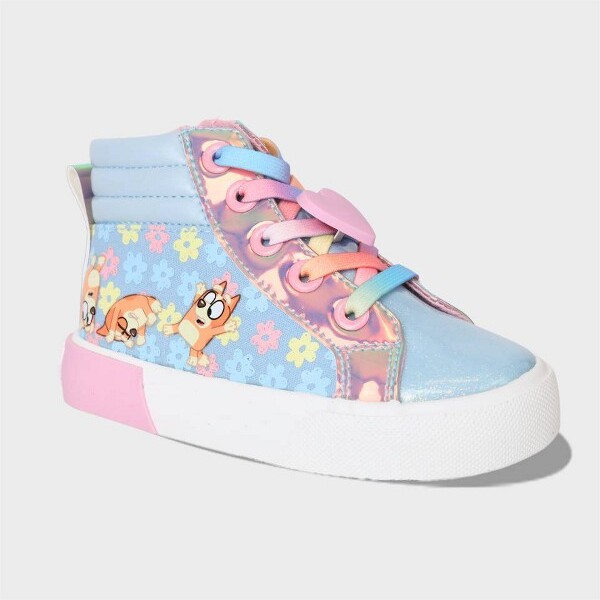 Toddler Bluey High-Top Sneaker - Blue 7T - ShopStyle Boys' Shoes