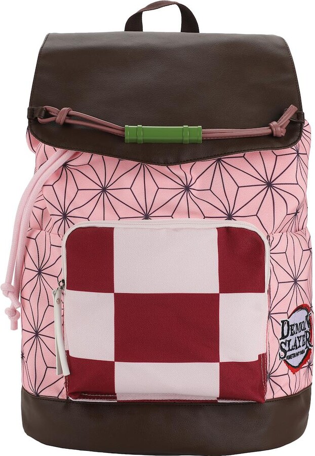 Demon Slayer Nezuko Pink Slouch Backpack - ShopStyle